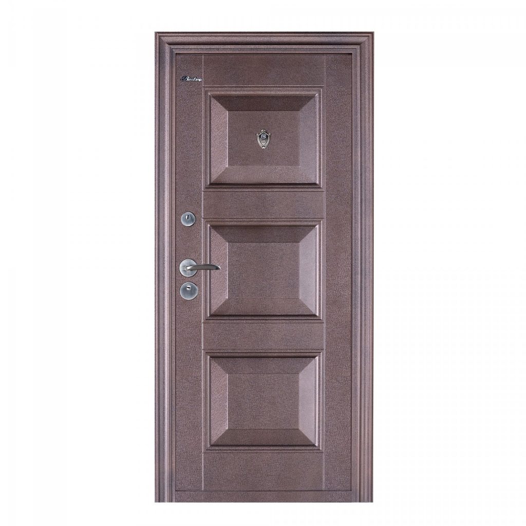 Usa interior metalica BestImp B75G, stanga/dreapta, maro, 202 x 88 cm ...